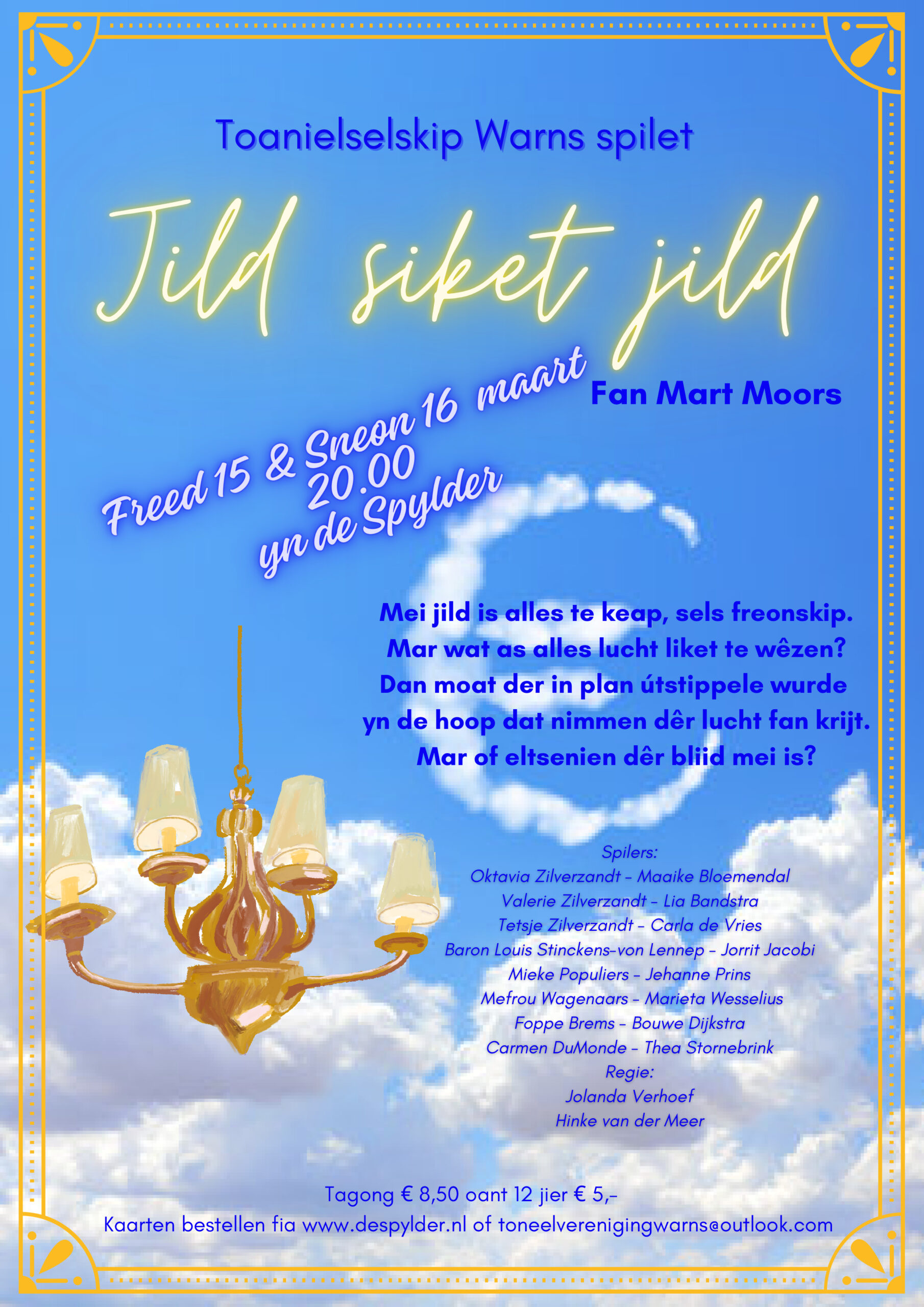 Toaniel: Toanielferieniging Warns spilet “Jild siket jild” fan Mart ...